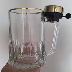 Vintage | Dining | Vintage Tudor Dema Glass Beer Stein With Bell | Poshmark